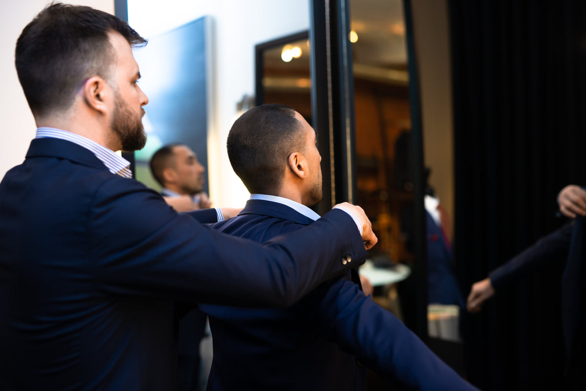 The Process of Buying a New Suit | Edmonton Menswear | The Helm Clothing