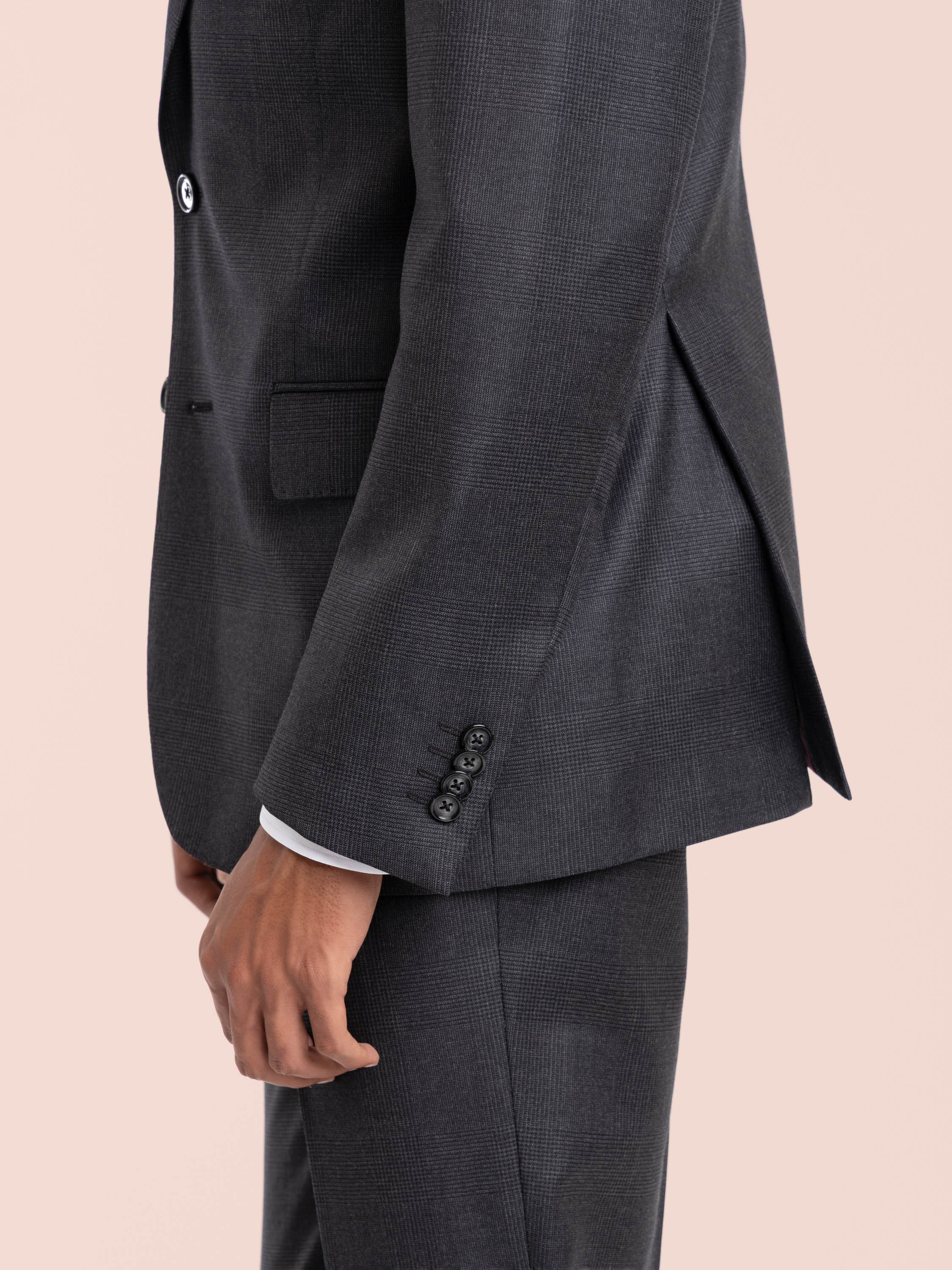 Dark Grey Wool Suit – The Helm Clothing
