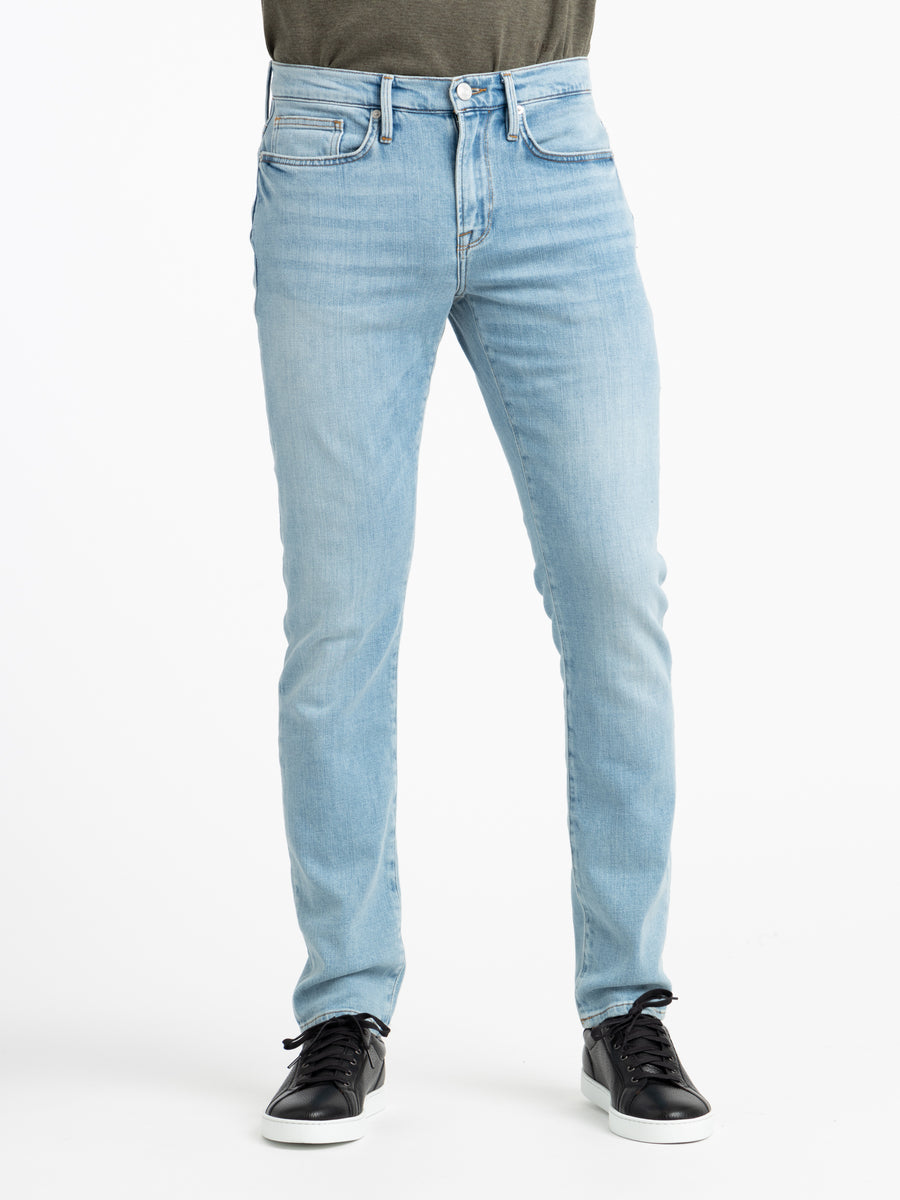 Light Blue L'Homme Skinny Finn Jeans – The Helm Clothing