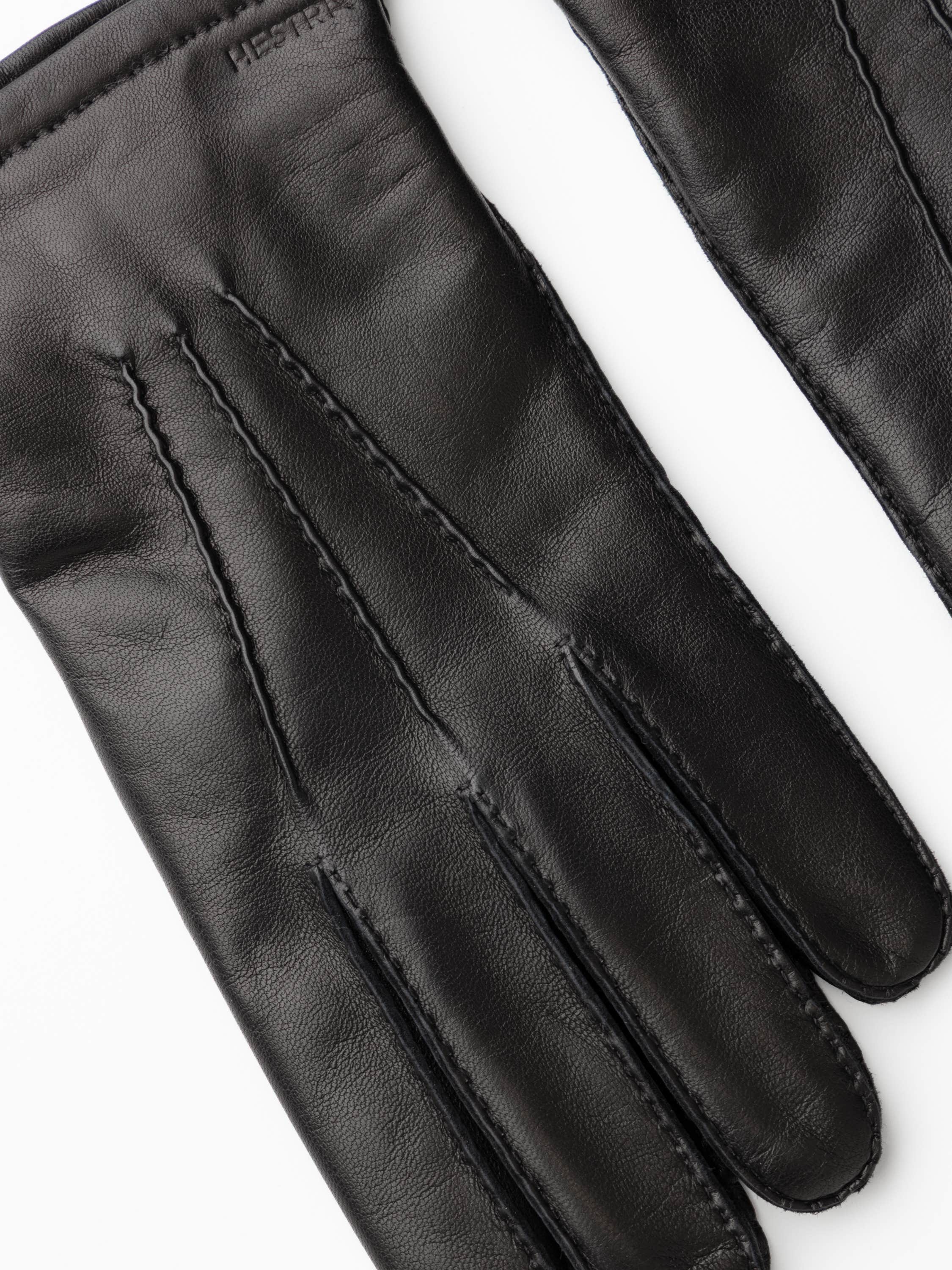 Edward Black Leather Gloves – The Helm Clothing
