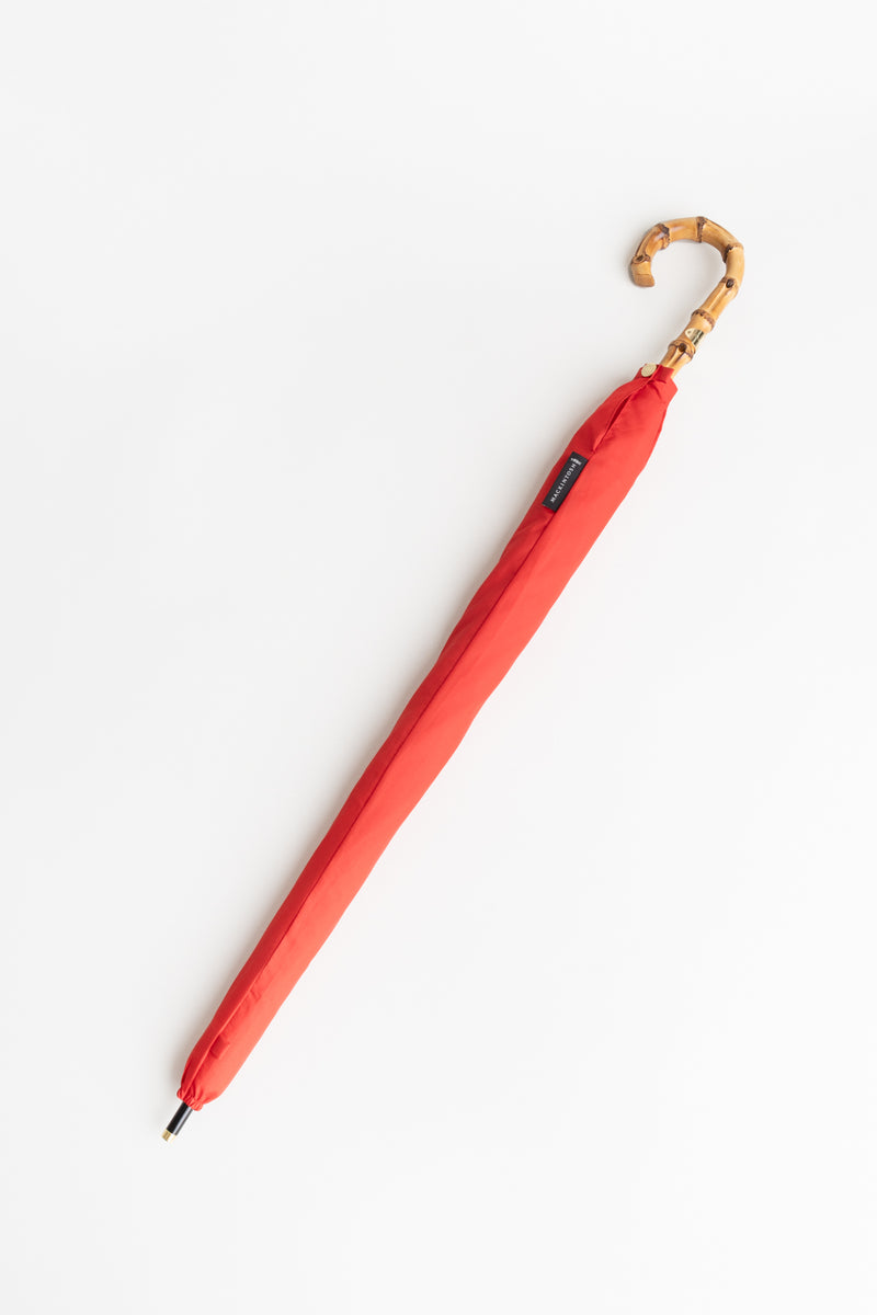 Heriot Red Whangee Handle Stick Umbrella – The Helm Clothing