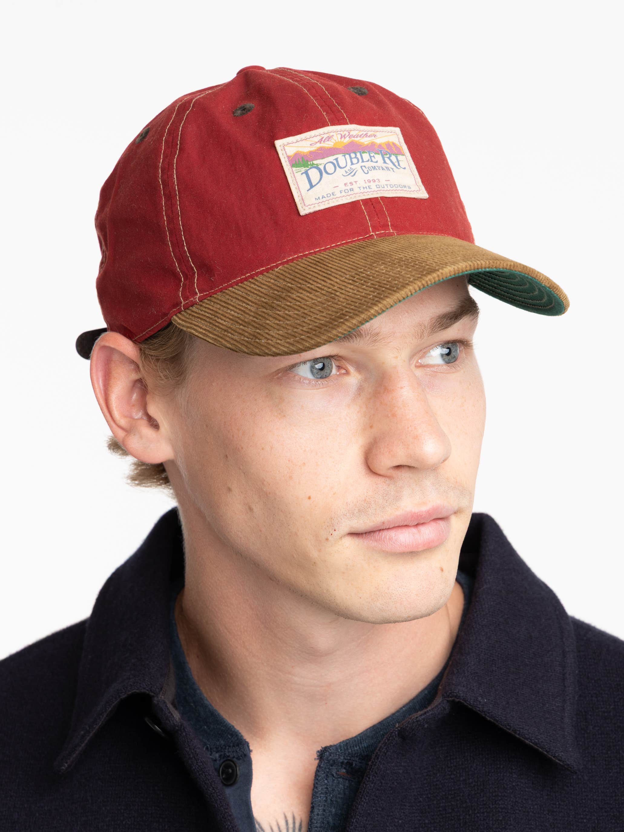 Corduroy-Bill Vintage Red Ball Cap – The Helm Clothing