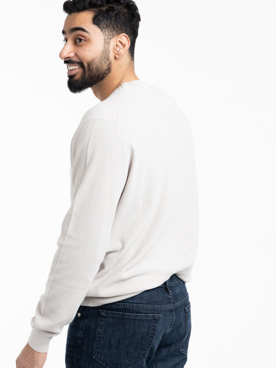 Slate Grey Long-Sleeve Crewneck Sweater – The Helm Clothing